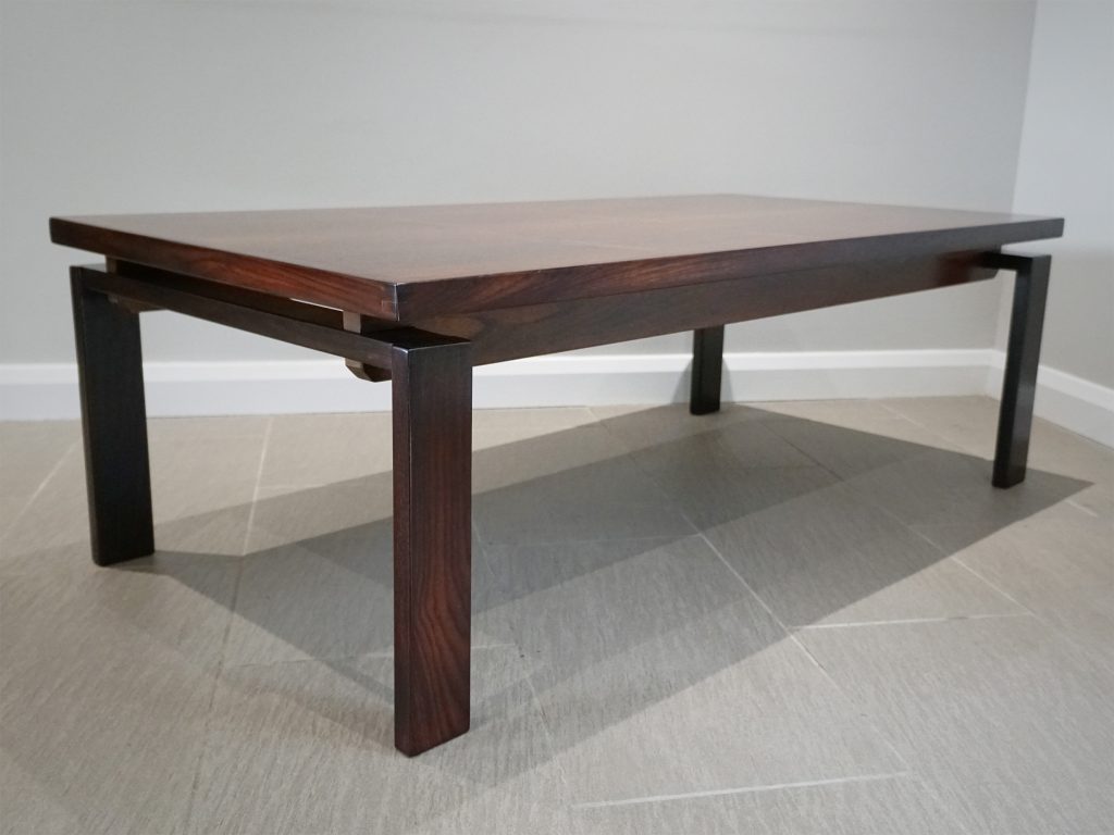 Large Rosewood Coffee Table by Trioh of Denmark - Casta Blue